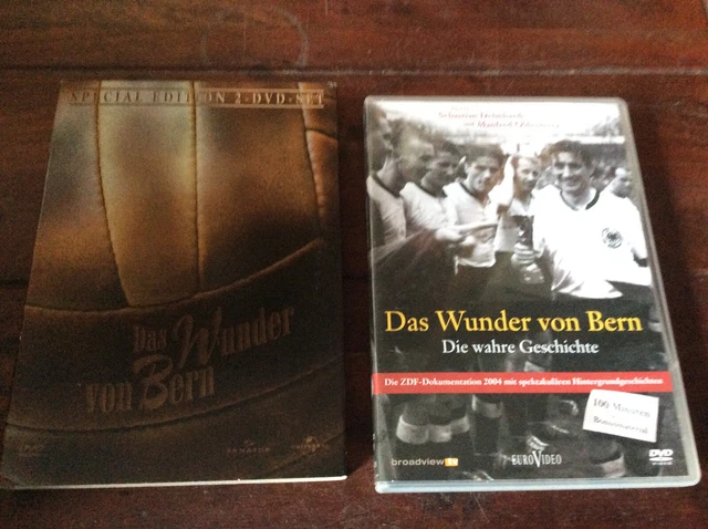 FUSSBALL WM 1954 [2 DVD] Das Wunder von Bern Special Edition + wahre Geschichte EUR 8,99 ...
