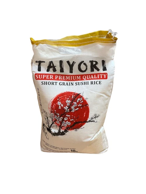 10 KG PREIMIUM qualité grain court sushi riz / risotto riz de la marque Taiyori EUR 31,79 ...