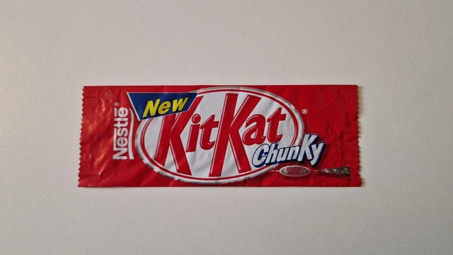 NEW LAUNCH CHOCOLATE Bar Wrapper - Nestle KitKat Chunky £4.99 - PicClick UK