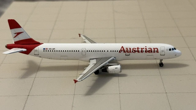 GEMINIJETS AUSTRIAN AIRBUS A321 ‘New livery’ CUSTOM MODEL 1:400 Scale ...