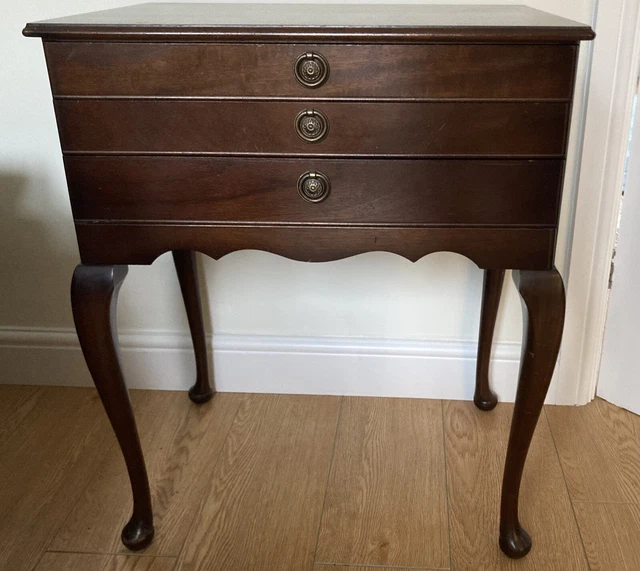 ANTIQUE CHEST CANTEEN 3 Drawer George & Butler Sheffield £200.00 ...