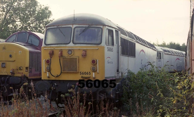 ORIGINAL 35MM BRITISH RAILWAY NEGATIVE OF 56065 AT CREWE COPYRIGHT £1. ...