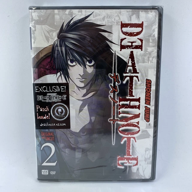 DEATH NOTE VOL 2 DVD Uncut Exclusive Patch 2007 New Sealed $10.99 ...