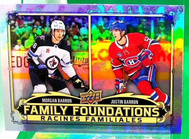 2023-24 TIM HORTONS Greatest Duos M.barron/J.barron Family Fondations ...
