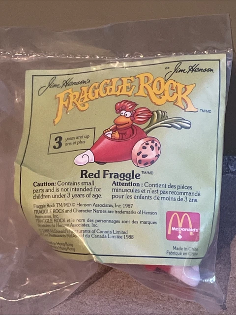 FRAGGLE ROCK MUPPETS Red Radish 1988 McDonalds Vegetable Toy Car Jim ...