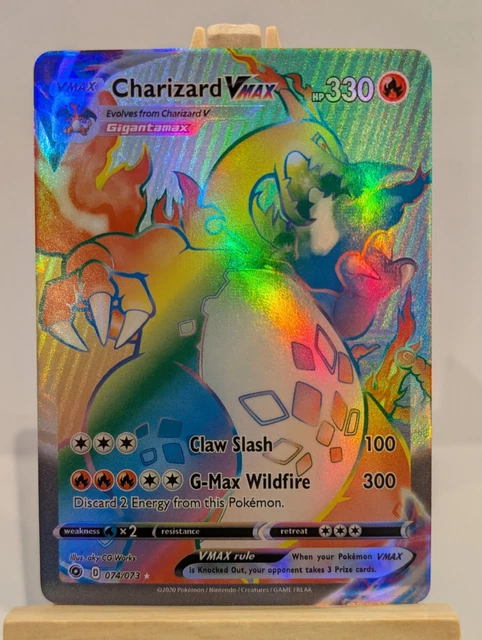 CUSTOM FAN ART Charizard Vmax Gigantamax High Quality Custom Card Foil ...