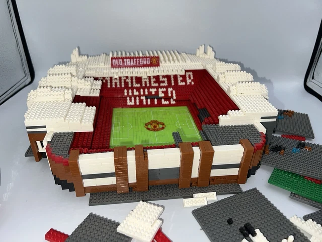 MANCHESTER UNITED OLD Trafford Stand Building Bricks Construction Set ...