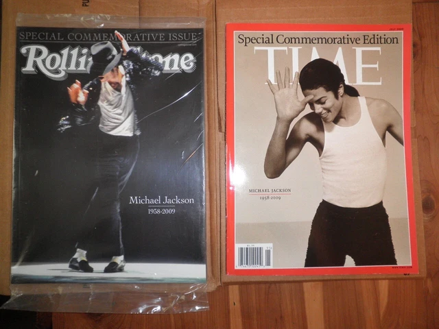 ROLLING STONE & Time Magazine Michael Jackson SPECIAL COMMEMORATIVE ...