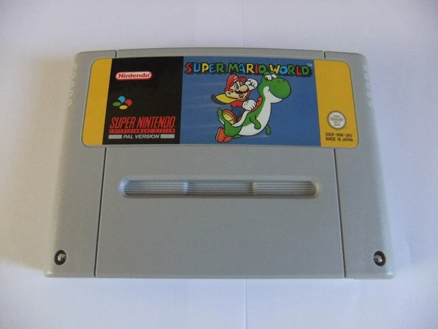 SUPER MARIO WORLD Super Nintendo / Snes Game * Vgc * £23.95 - PicClick UK