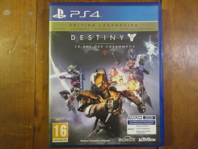 DESTINY LE ROI Des Corrompus Edition Legendaire pour PS4 EUR 5,99 ...