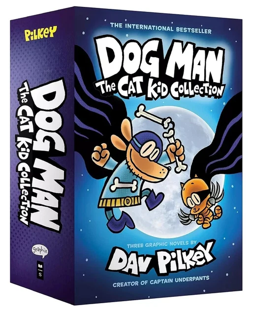 DOG MAN: CAT Kid Collection: Creator of Captain Underpants 4-6 Box by ...