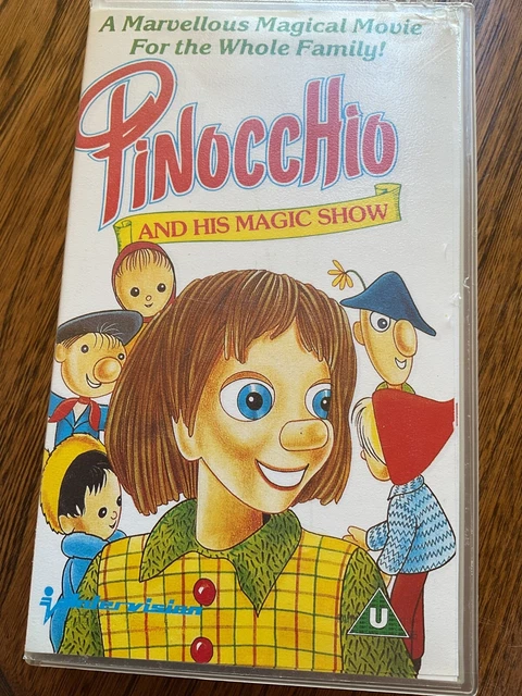 PINOCCHIO AND HIS MAGIC SHOW VHS Video Tape 1988. A delightful family ...
