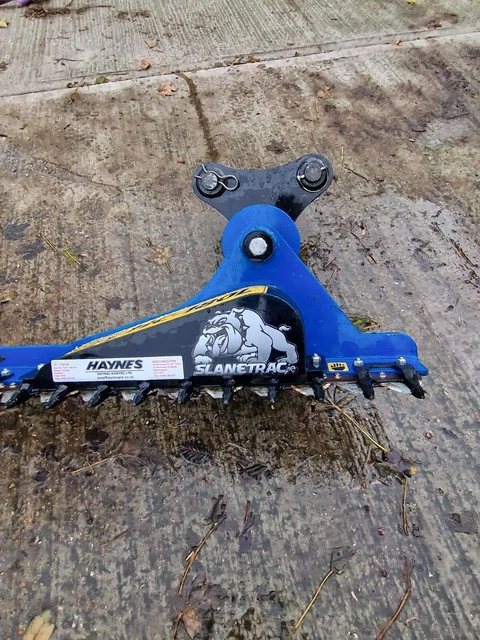 DIGGER HEDGE CUTTER, Hydraulic Finger Bar Mower Large 1.8m No VAT £ ...