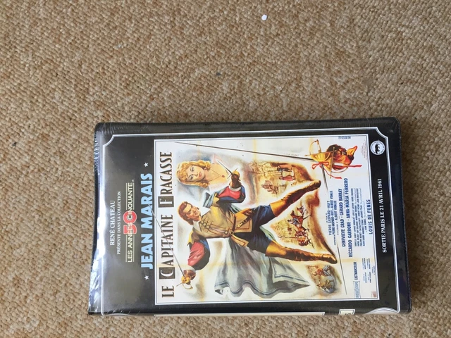 CASSETTE VIDEO VHS CINEMA RENE CHATEAU CAPITAINE FRACASSE NEUF jean marais 2 EUR 8,00 - PicClick FR