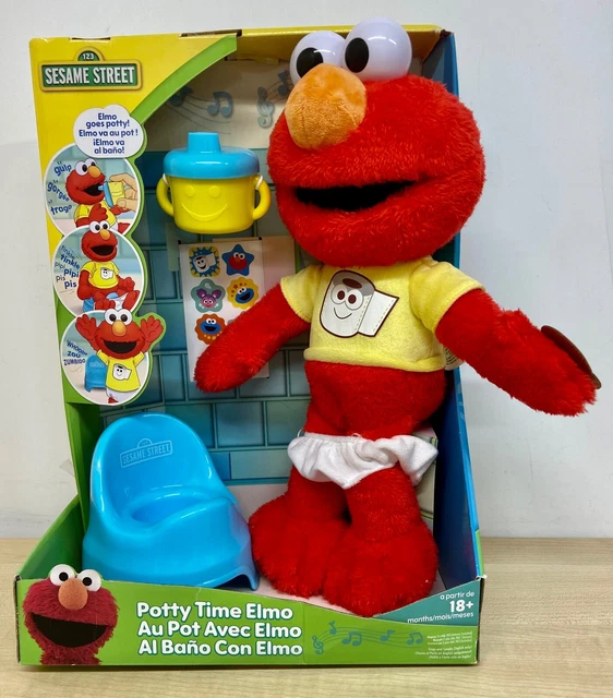 SESAME STREET - Potty Time Elmo talking soft plush toy **Brand New ...