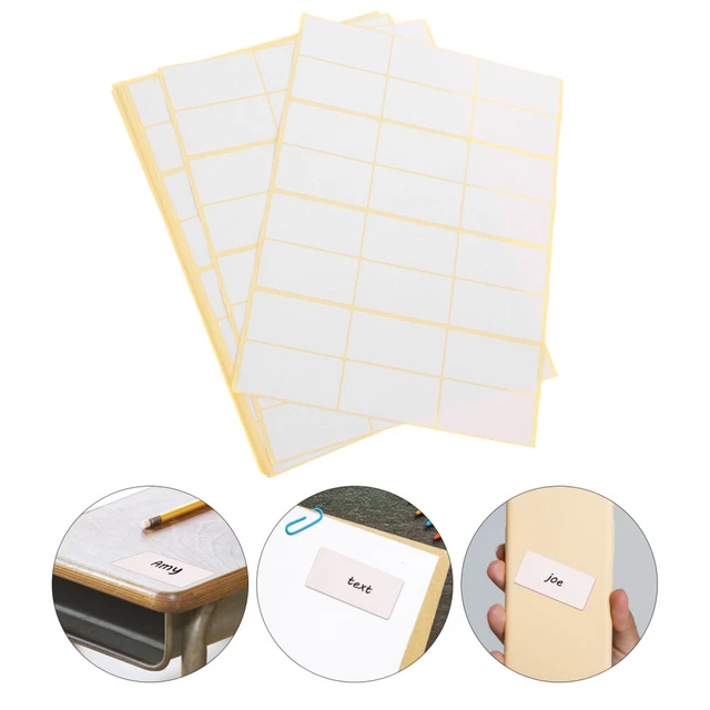 1080PCS WRITABLE LABEL Sticker Sticky Classification Labels ...