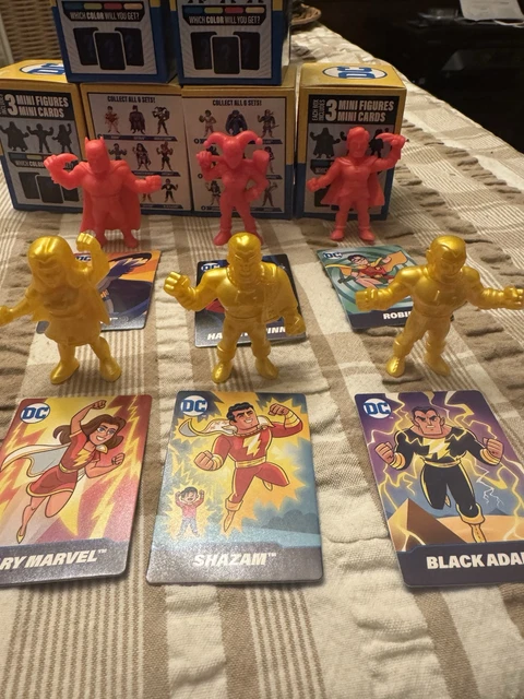 WENDY'S 2025 &DC& Mini Figures Mystery Blind Box Kids Meal Complete Set ...