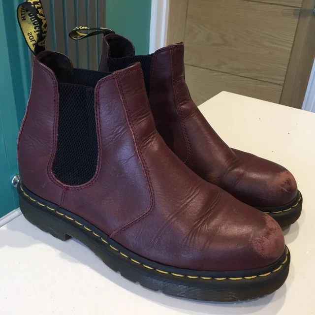 DR MARTENS SAFETY Mens Ox Blood Red Mens Chelsea Boots Size Uk 9 £41.00 ...