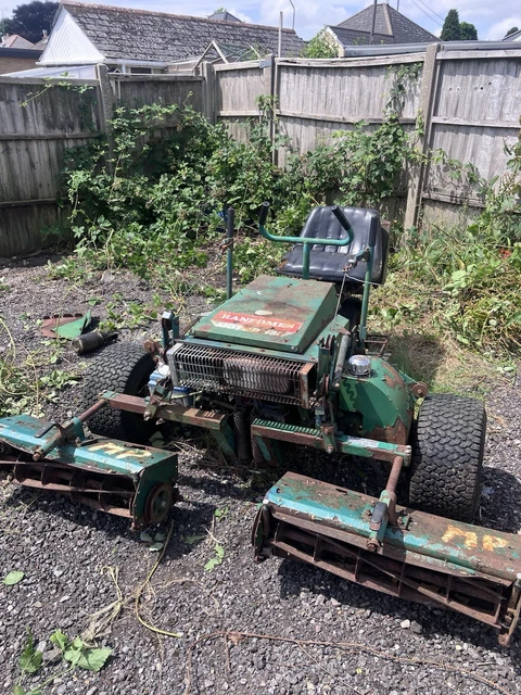 RANSOMES TRIPLE GANG Mower 16HP V-Twin Engine £200.00 - PicClick UK