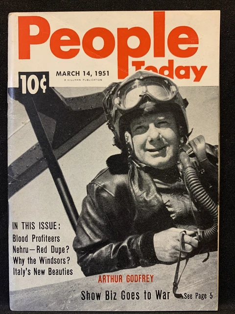 PEOPLE TODAY NEWS Tabloid Pocket Magazine Digest March 14 1951 Arthur ...