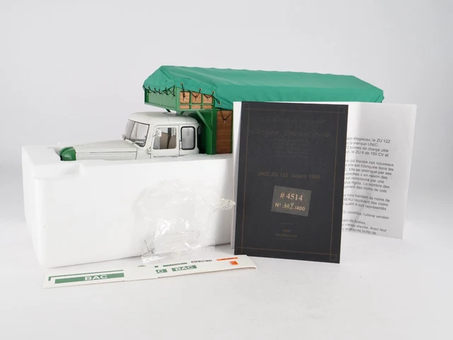 MAQMADON 1/24 N° 4514 camion UNIC ZU 122 IZOARD 1960 neuf en boite n ...
