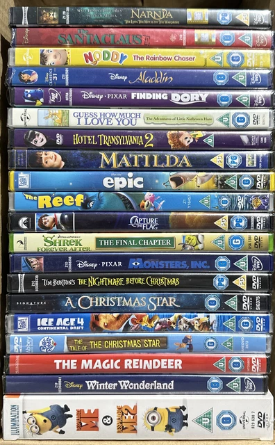 20X CHILDREN'S/FAMILY DVD Bundle Job Lot SEALED Disney, Christmas Etc ...