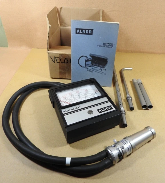 ALNOR SERIES 6006AP Velometer Air Velocity Flow Meter, No Case - Used $50.00 - PicClick