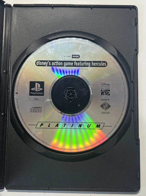 DISNEY’S ACTION GAME Featuring Hercules PS1 PAL - Disc Only Tested ...
