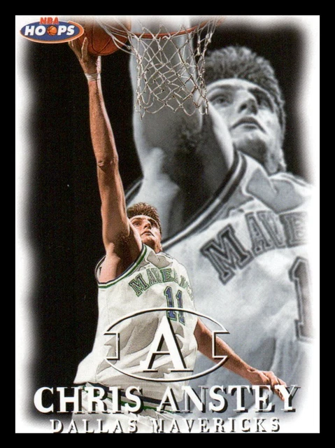 1998-99 SKYBOX HOOPS #28 Chris Anstey NBA Basketball Dallas Mavericks ...