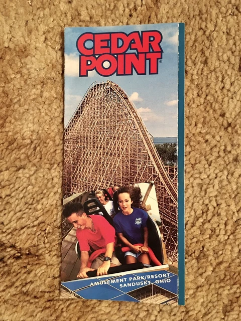 CEDAR POINT AMUSEMENT Park 1985 Camper Village - fold out Brochure £17. ...