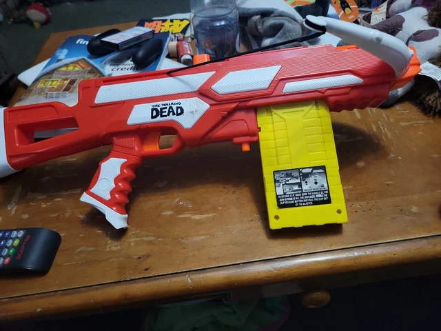 Nerf Gun The Walking Dead Crossbow Foam Dart Blaster 2756 Picclick Ca 5051