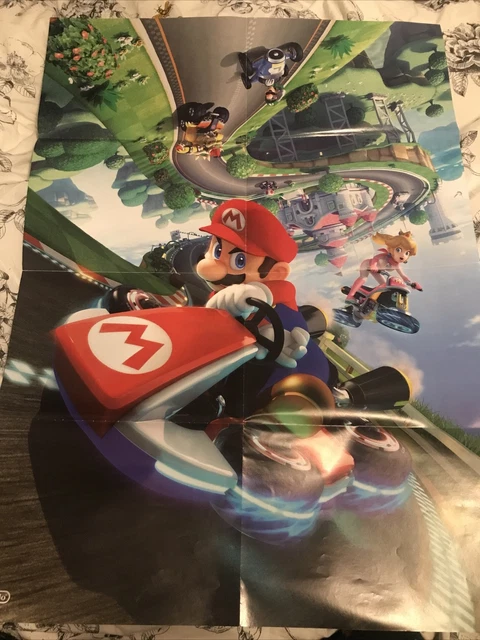 MARIO KART POSTER Nintendo Magazine Read Description £12.00 - PicClick UK