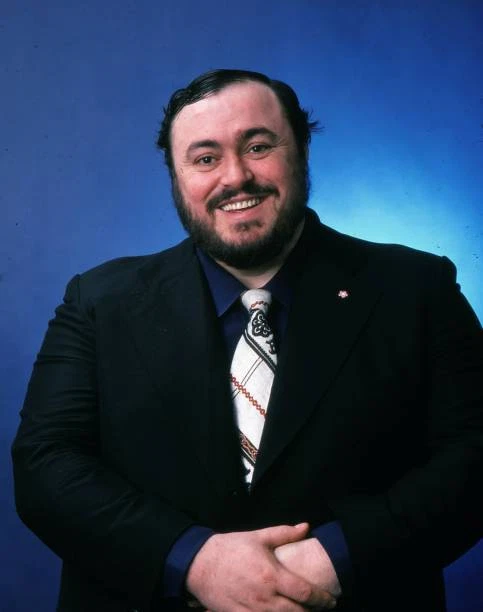 ITALIAN OPERATIC TENOR Luciano Pavarotti in New York City in March- Old ...