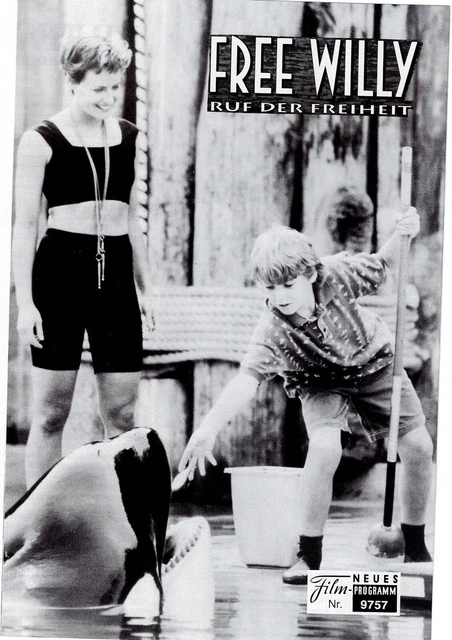 FILMPROGRAMM WNF NR. 9757 FREE WILLY RUF DER FREIHEIT Jason James ...