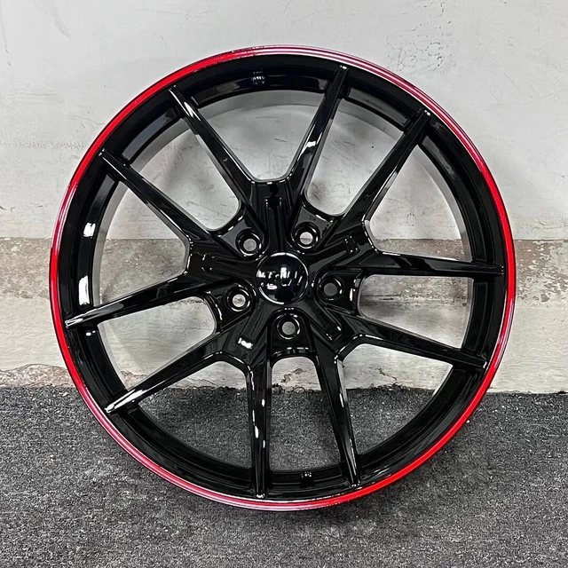 FLOW FORGED FK8 Type R Style 18" Gloss Black Wheels Rims Fits Honda ...