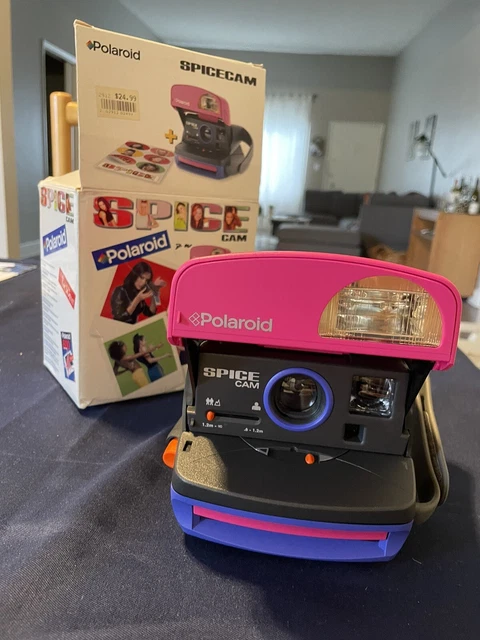 90S SPICE GIRLS Vintage Polaroid Instant Film Camera Untested Complete ...