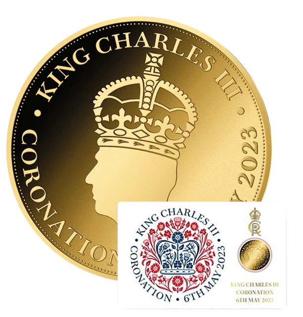 KING CHARLES CORONATION 1/1000 Oz .999 Gold in Coin card 2023 $39.00 ...