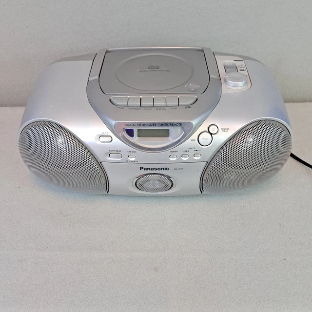 VINTAGE PANASONIC RX-D25 Boombox CD Radio Cassette Stereo - Tested ...