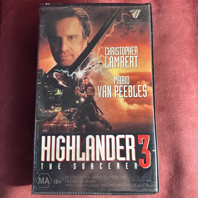 HIGHLANDER 3: THE Sorcerer (VHS, Clamshell, 1994) - Free Shipping! $19. ...