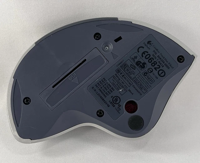 LOGITECH T-RA18 CORDLESS Trackman Wheel Trackball Mouse With Receiver ...