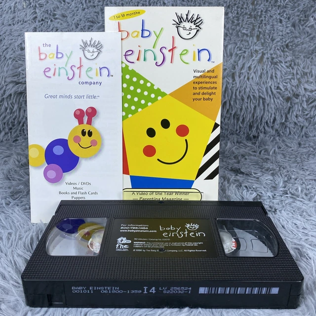 BABY EINSTEIN: LANGUAGE Nursery VHS Tape 2000 Ages 1-18 Months ...