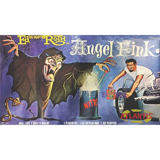 ATLANTIS MODEL ED Big Daddy Roth's Angel Fink (old level) non-scale ...