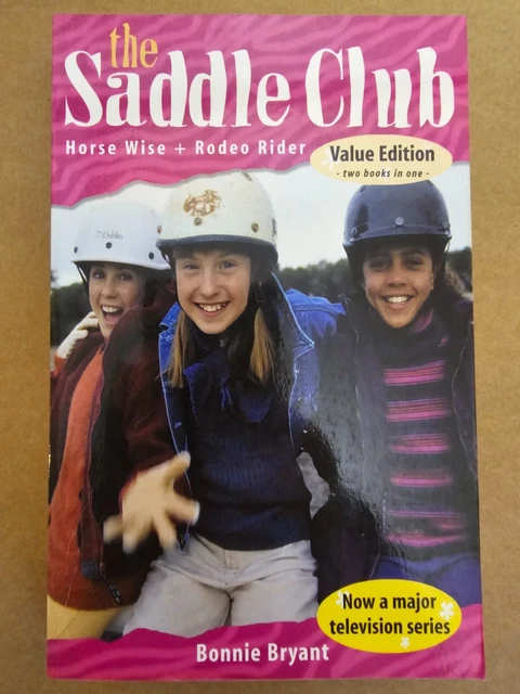 THE SADDLE CLUB Horse Wise + Rodeo Rider by Bonnie Bryant (Paperback ...