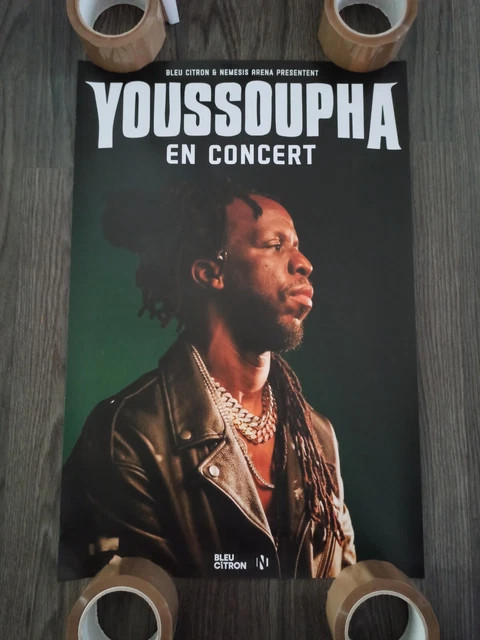AFFICHE CONCERT YOUSSOUPHA Rap Hip Hop Français 40x60 Cm EUR 15,00 ...