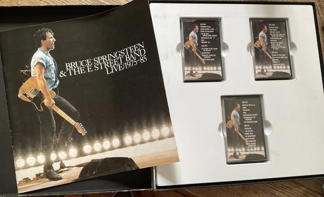 BRUCE SPRINGSTEEN AND the E street band live 1975/85 3 cassette box set ...