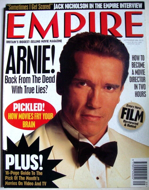 EMPIRE MAGAZINE 63 SCHWARZENEGGER Nicholson WEREWOLF Sean Young De TOTH ...