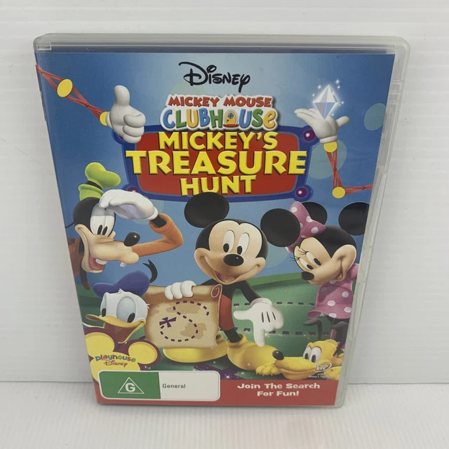 MICKEY MOUSE CLUBHOUSE - Mickey's Treasure Hunt (DVD, 2006) Region 4 $8 ...