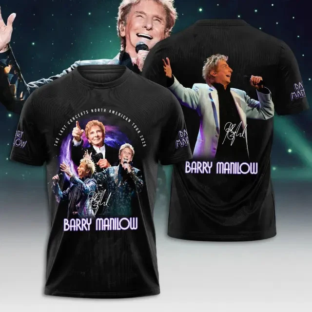 BARRY MANILOW 2025 The Last Concerts Tour, 61St Anniversary Licensed 3D ...