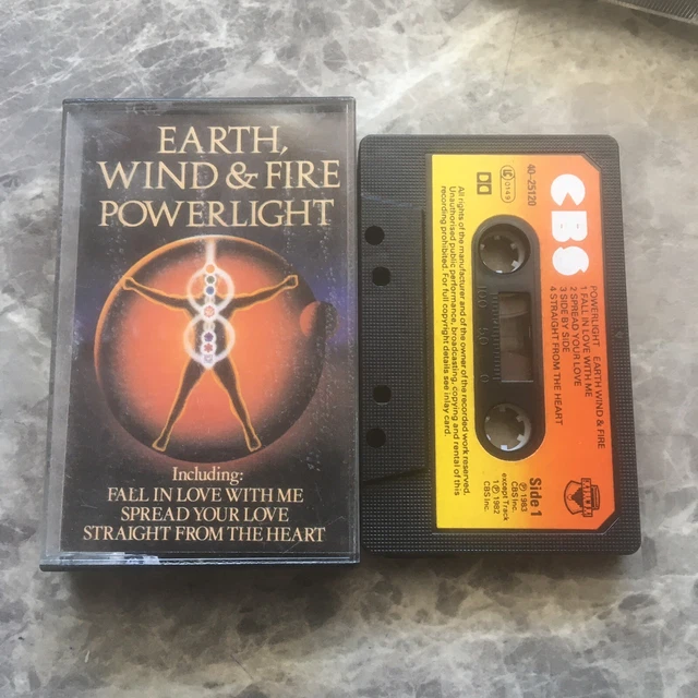 EARTH WIND AND Fire - Powerlight - Cassette Tape CBS 4025120 £6.25 ...