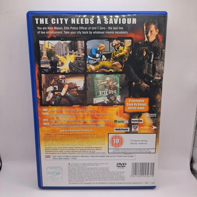 URBAN CHAOS RIOT Response PlayStation 2 PS2 Video Game Region 2 PAL VGC ...